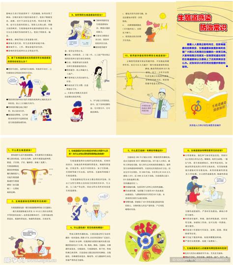 生殖道感染折页设计图画册设计广告设计设计图库昵图网