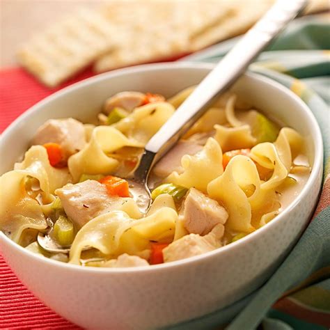 Roasted Chicken Noodle Soup Recipe Taste Of Home