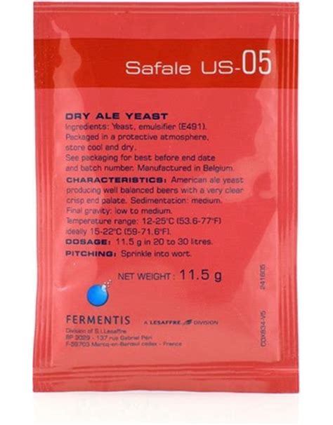 SAFALE US-05 Yeast - The Cellar LLC