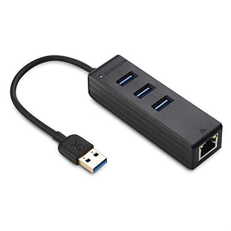 Cable Matters Concentrador Usb 30 De 3 Puertos Con Ethernet