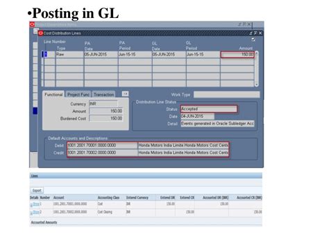 Oracle Project Costing