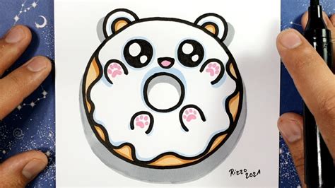 KAWAII HAMSTER DONUT SELBER ZEICHNEN COPYRIHGHTED IMAGE DRAWING