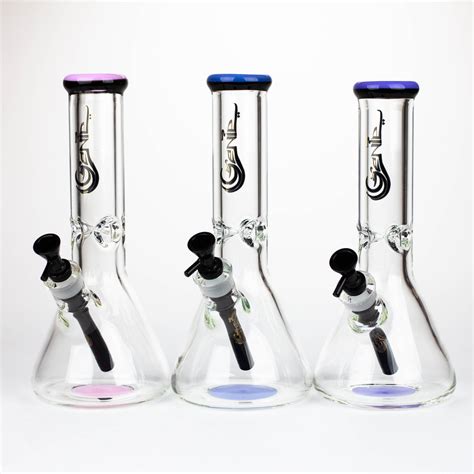 Genie 12 Classic Beaker 9 Mm Glass Water Bong Bk001 — Bong Outlet