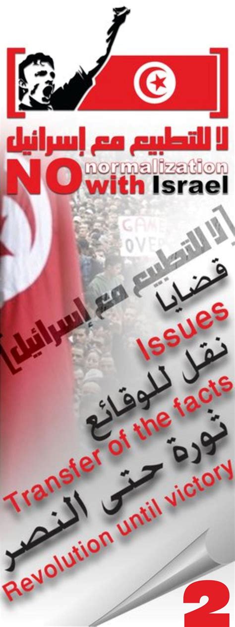 لا للتطبيع مع إسرائيل 2