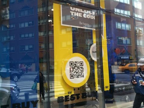 QR Codes Anywhere NYC Best Buy Using QR Codes In Retail