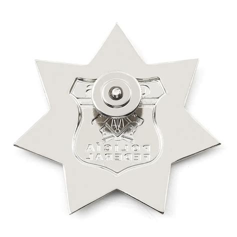 Brazil Cns Federal Police Pin Cap Badge Hesank
