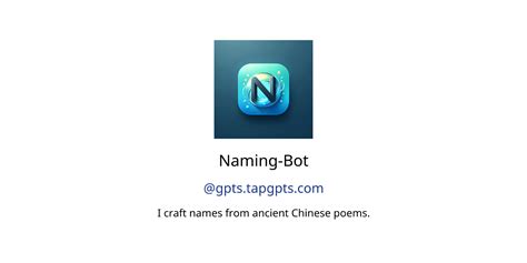 Naming Bot Gpts Features And Functions Examples And Prompts Gpt Store