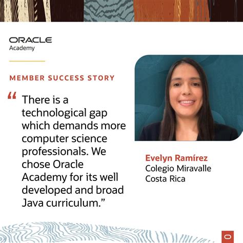 Oracle Academy Our New Member Success Story Shines The Facebook