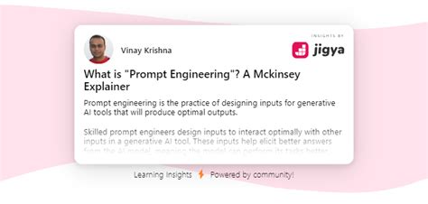 What Is Prompt Engineering A Mckinsey Explainer