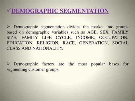 Market Segmentation Ppt Download