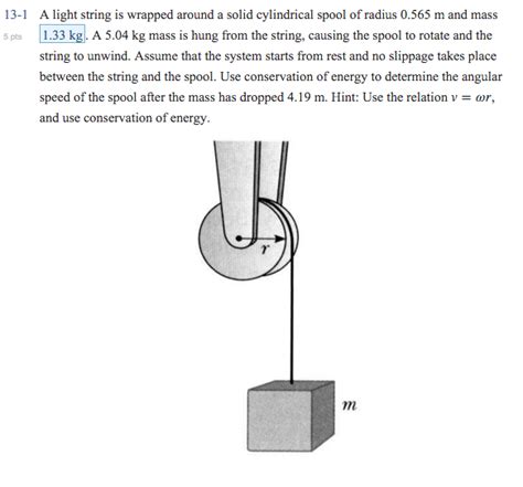 solved a light string is wrapped around a solid cylindrical