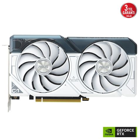 Asus Dual Geforce Rtx 4060 Ti Oc 8gb Gddr6 128 Bit Beyaz Dlss 3 Ekran