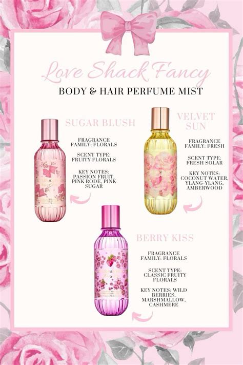 Love Shack Fancy Body And Hair Mist Love Shack Fancy Aesthetic Floral Fragrance Sweet