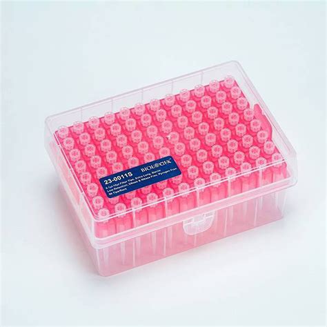 10ul Filtered Pipette Tips Extra Long Clear Sterile Rack
