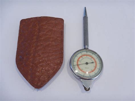 Vintage 1950s Selsi Compass And Map Reader Gauge And Pencil German