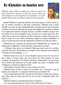 Fiche Lecture Roman Cm