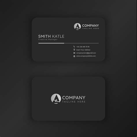 Premium Vector Corporate Business Card Design