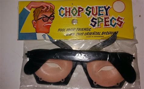 1960s Chop Suey Specs Oriental Disguise Gag Joke Unopened Dime Store