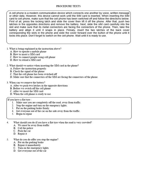 Procedure Texts Pdf Travel Visa Refrigerator