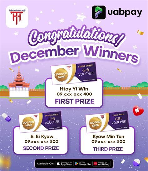 Uabpay Congratulations To December Winners🥳🎉