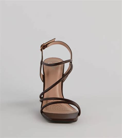 Chic Staple Strappy Block Heels And Windsor