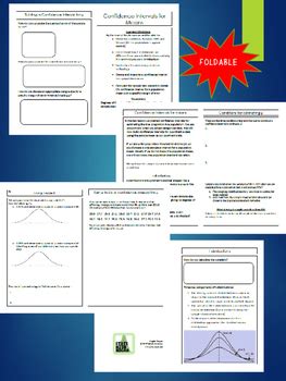 AP Statistics Confidence Intervals For Means By Stats With Hogan