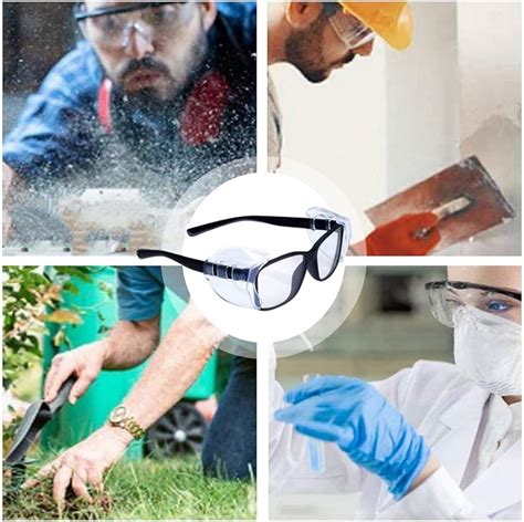 Buy Yywenting 3 Pairs Safety Glasses Side Shieldsslip On Clear Side