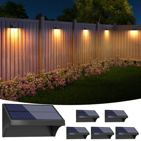Niorsun Outdoor Fence Lights 6 Pack Waterproof Led