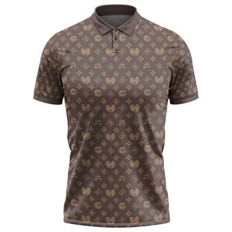 Louis Vuitton X Wu Tang Clan Logo Pattern Polo Shirt