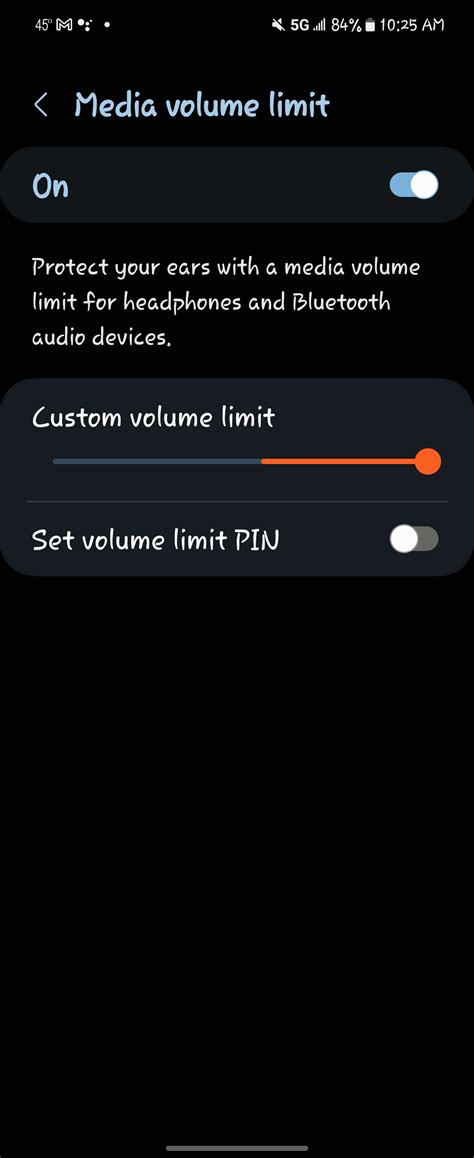 volume still lowered even with custom limit at 100 r galaxyzflip