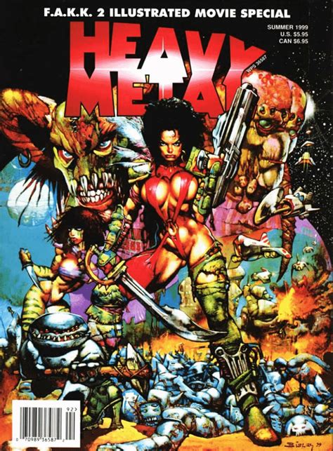 Heavy Metal Fakk2 Movie Special Cover By Simon Bisley 1999 R