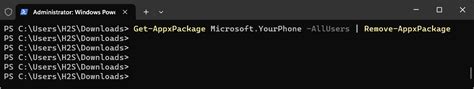 Uninstalling The Phone Link App In Windows H S Media