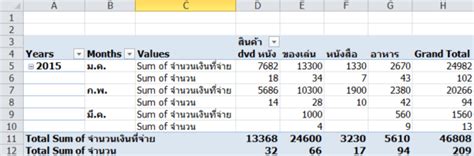 สรุปทุกสิ่งที่คุณควรรู้เกี่ยวกับ Pivot Table ภาค 3 เทคนิคการคำนวณขั้นสูง Thep Excel