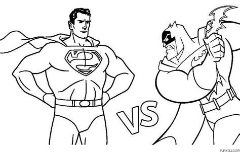 Superman And Batman Logo Coloring Pages