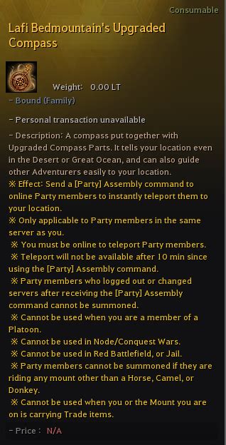 Lafi Bedmountains Upgraded Compass Guide Bdo Companion