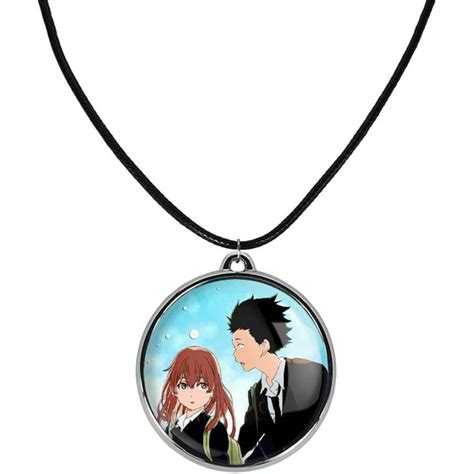 خرید و قیمت گردنبند خندالو طرح شوکو نیشیمیا و شویا ایشیدا انیمه سایلنت ویس A Silent Voice ترب