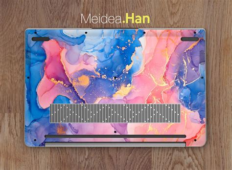 Hp Laptop Skin Envy X Personalized Customizable Watercolor Etsy