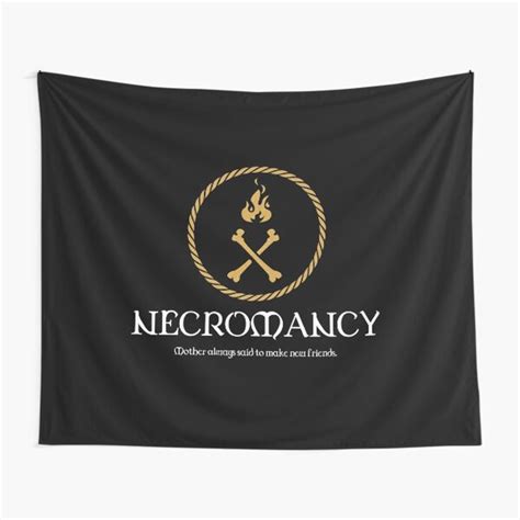Necromancer Necromancy Tabletop Rpg Addict Tapestry Designed And Sold By