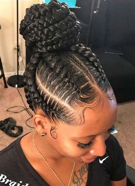50 Best Cornrow Hairstyles In 2018 Cornrow Hairstyles Braided Bun Hairstyles Braided Hairstyles