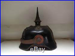 Casque à pointe spike helmet pickelhaube Mod 15 Officer Wurtemberg 1ère guerre mondiale 14 18