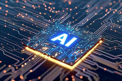 premium photo abstract artificial intelligence