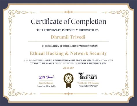 Ethicalhacking Cybersecurity Networksecurity Learningjourney Dhrumil Trivedi