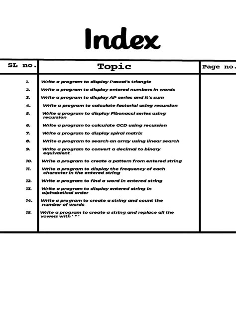 Computer Project In Short Pdf