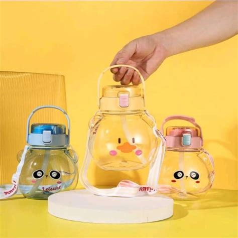 Jual Tempat Minum Tali Panjang Gemoy Karakter Ungu Di Seller Toko