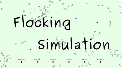 Flocking Simulation Youtube