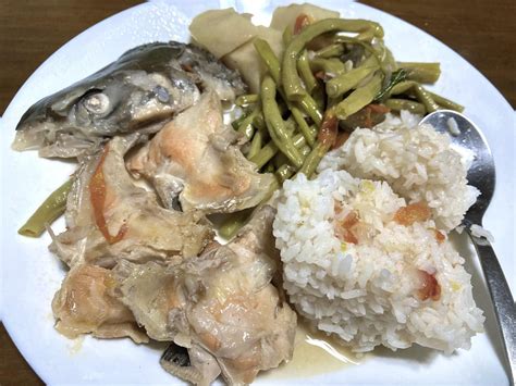 Sinigang Na Ulo Ulo Ng Salmon Sa Sampaloc Rfilipinofood