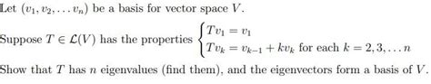 Solved Let V V Vn Be A Basis For Vector Space V Chegg