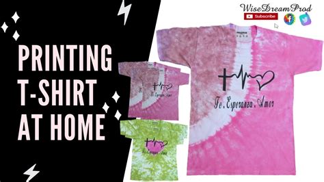 How To Screen Print T Shirts At Home Best At Home Diy Method Youtube