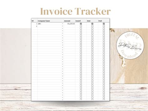 Automated Invoice Template Google Sheets Small Business Template
