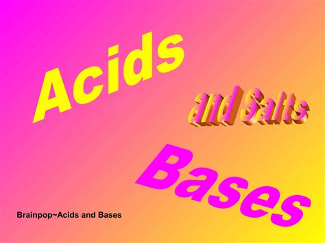Intro Acids And Bases PPT